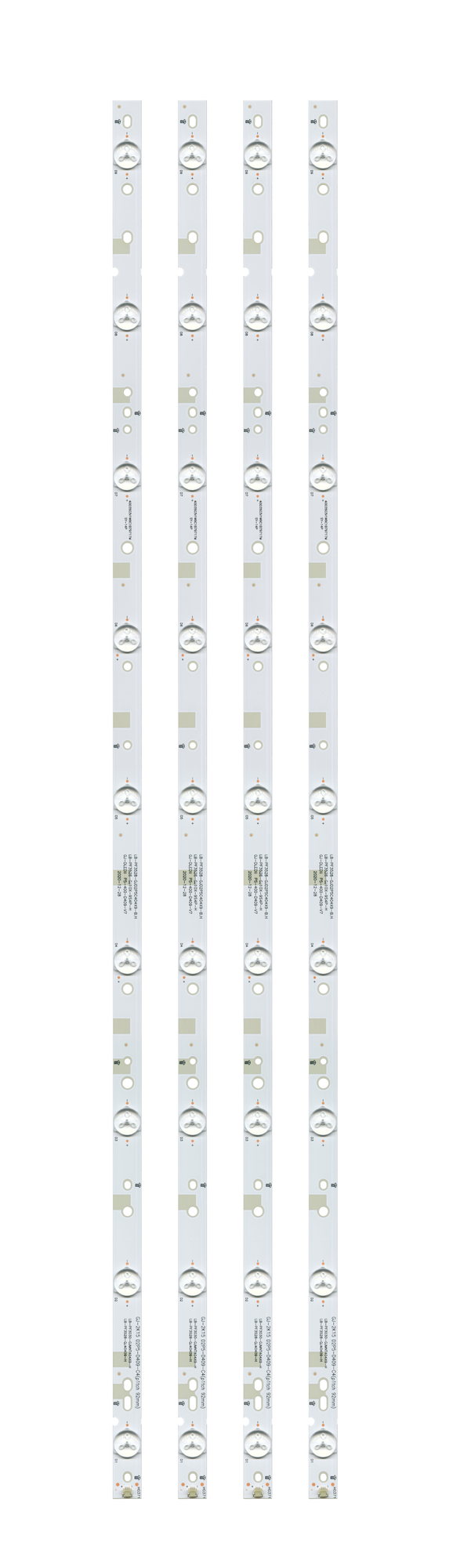 Комплект светодиодной подсветки GJ-DLEDII P5-400-D409-V7 (4 планки по 798 мм 9 линз)