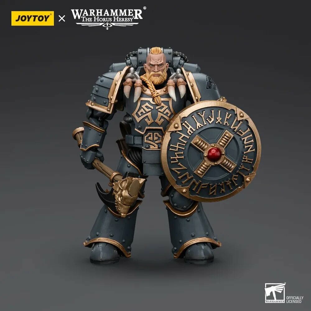 Подвижная фигурка JOYTOY Warhammer The Horus Heresy 1/18 Action Figures Space Wolves Grey Slayer Pack Grey Slayer 1