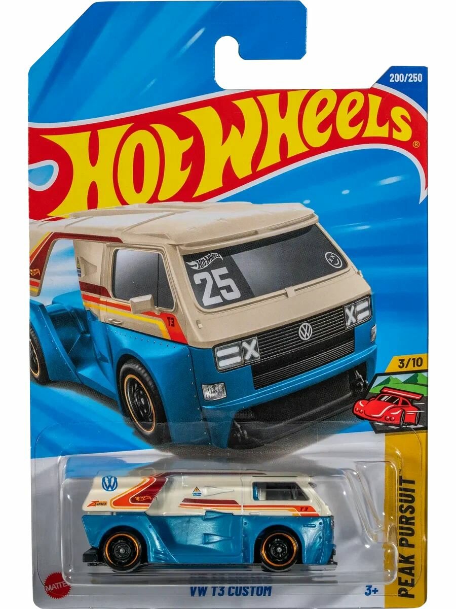 Машинка базовая Hot Wheels VW T3 Custom беж-голуб