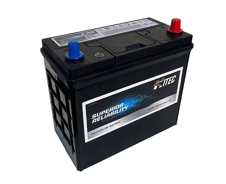 Аккумулятор автомобильный HITEC 65B24L 48Ah 430A оп 237x128x225