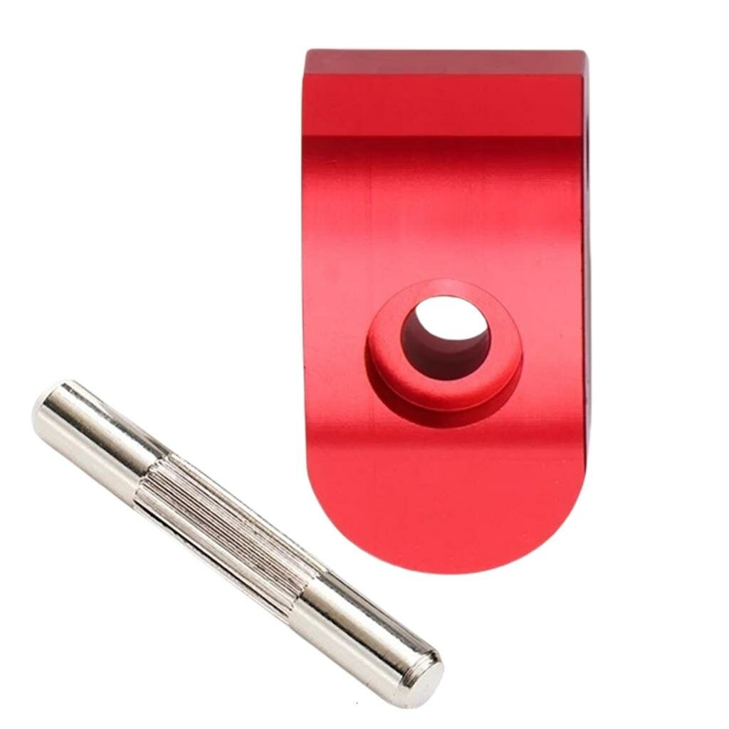 Электросамокат с крюком для переноски, красный