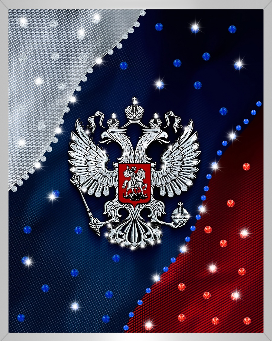 Картина «Великолепие родины» с кристаллами Swarovski, 20x30 см