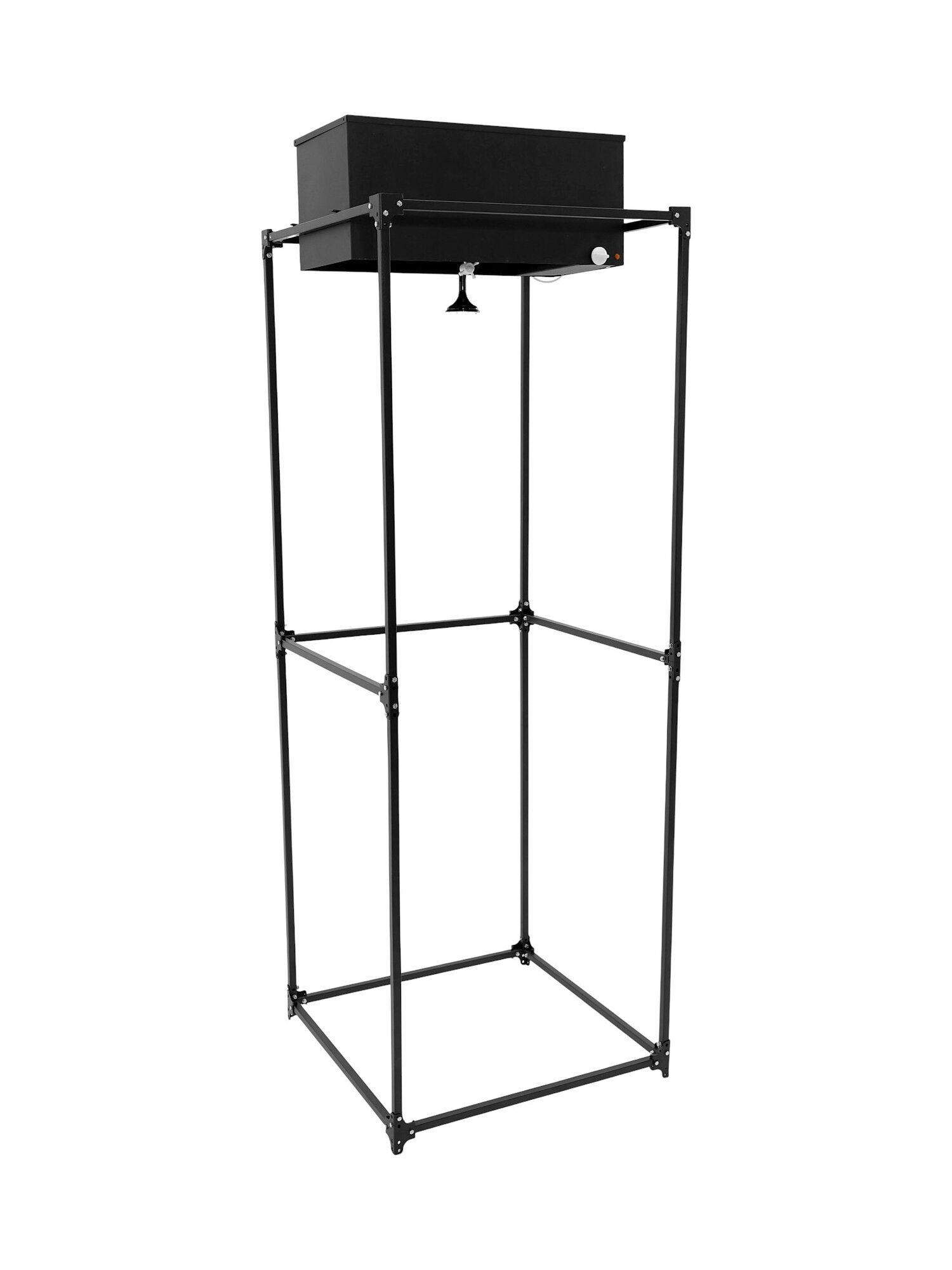 Душевая кабина ТермМикс , с ЭВН, 1250 Вт, объем 53 литра, размер 75.5×75.5×240 см, цвет чёрный