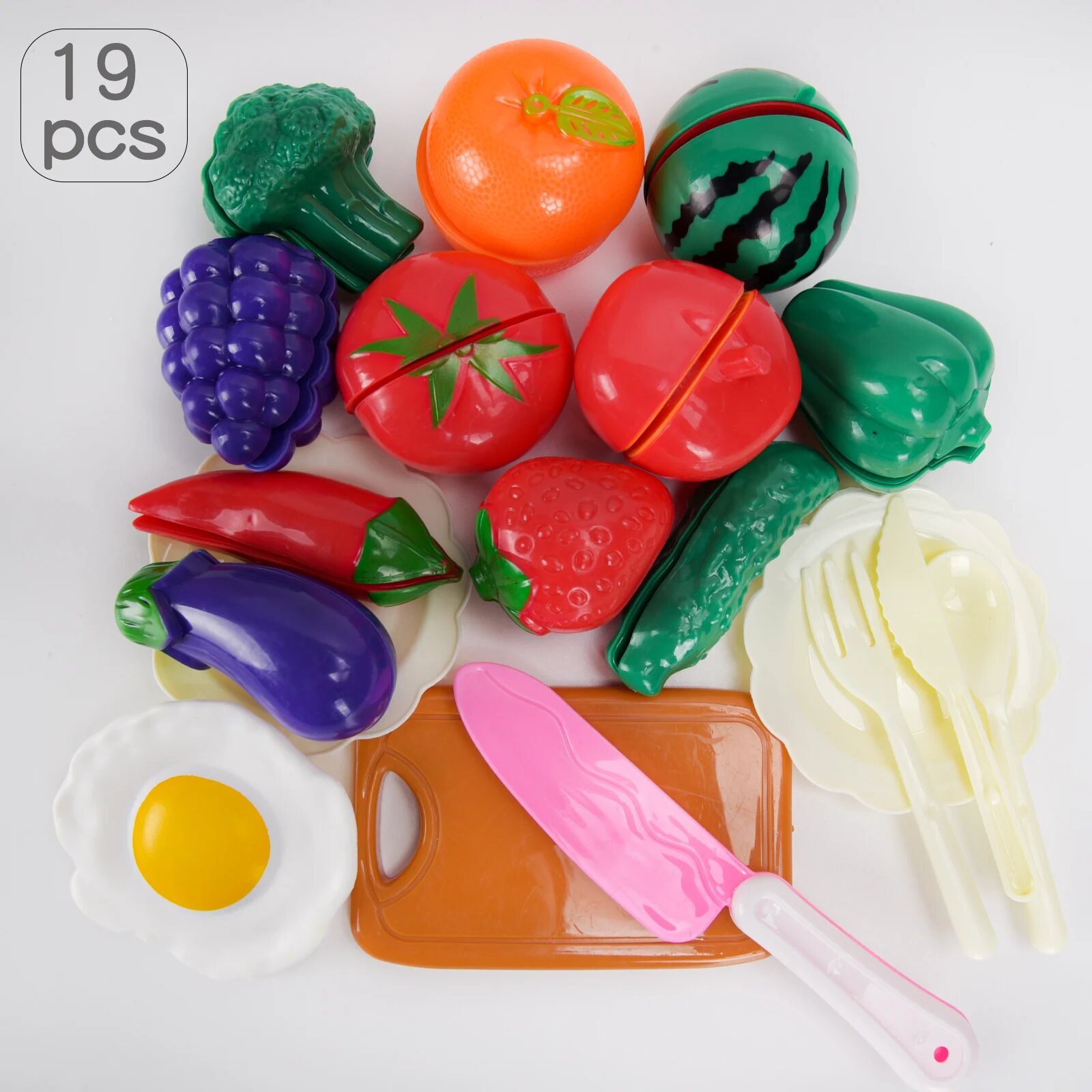 Детский набор "Резка" фруктов и овощей, 19pcs