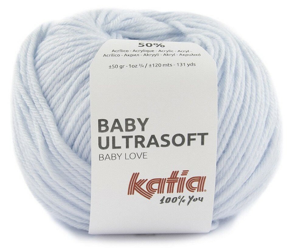 Пряжа #1255.64 Baby Ultrasoft 50 г 120 м Katia