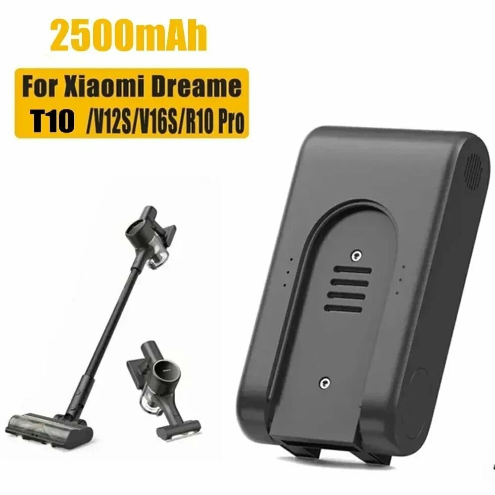 Сменная батарея для Xiaomi Dreame T10 T20 R10Pro V12S V16S Беспроводной пылесос, Аксессуары для вакуума с длительным временем работы