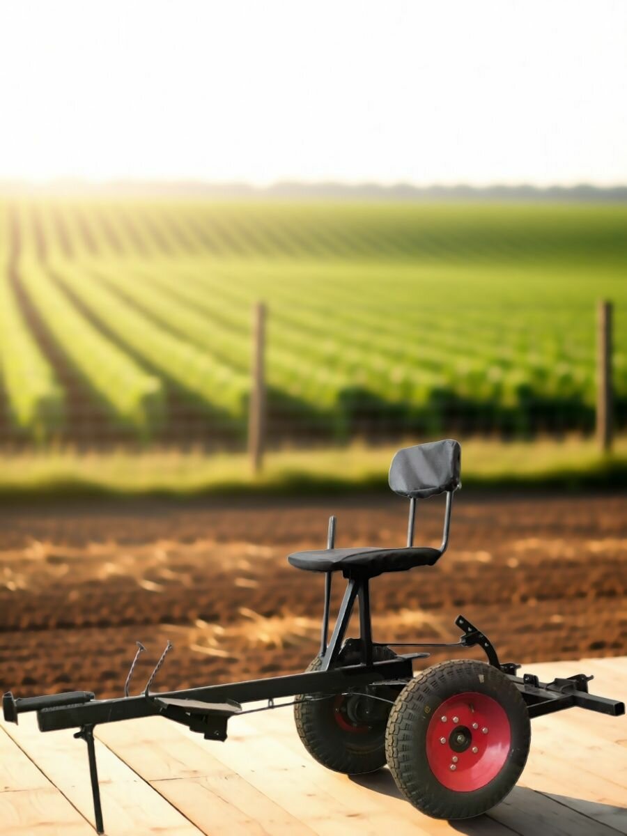 Прицеп-адаптер задний ПНО-1 для мотоблока (колесо 5.00-10 Китай) (Чебоксары)