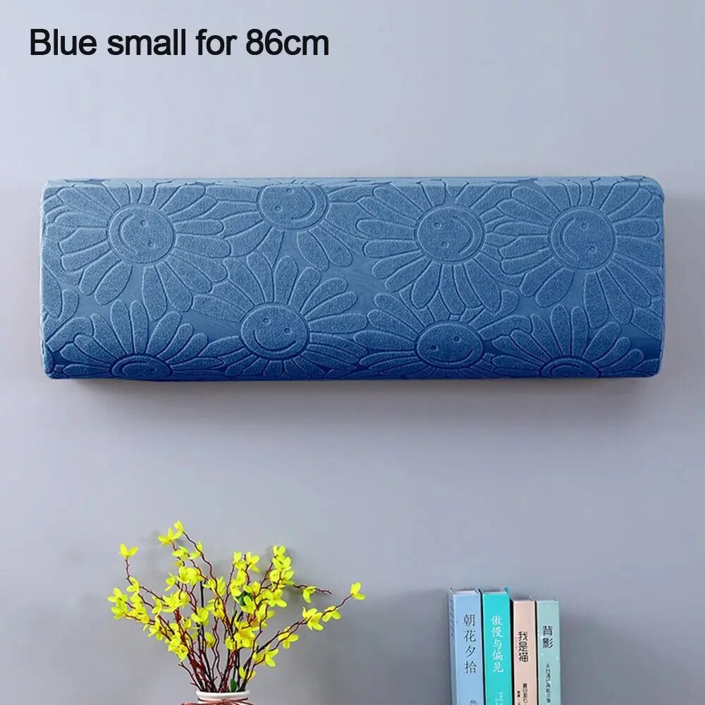 Чехол для кондиционера, эластичная ткань Синий, blue small for 86cm