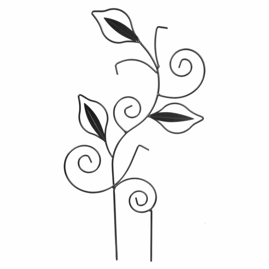 Металлическая решётка для растений, Черный