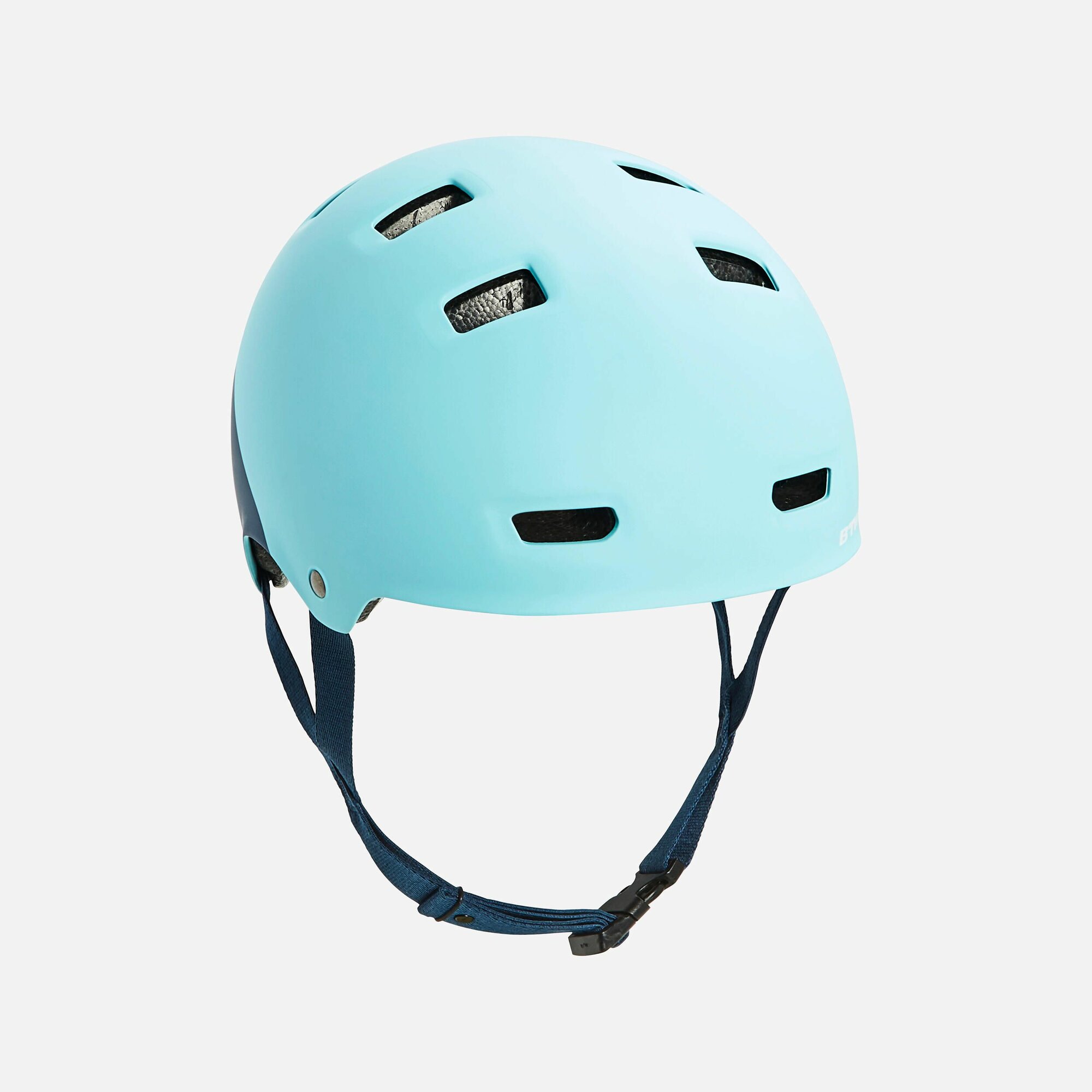 Детский велосипедный шлем Btwin Teen 520, Decathlon, Цвет: Голубая лагуна Размер: М / 55-59 см