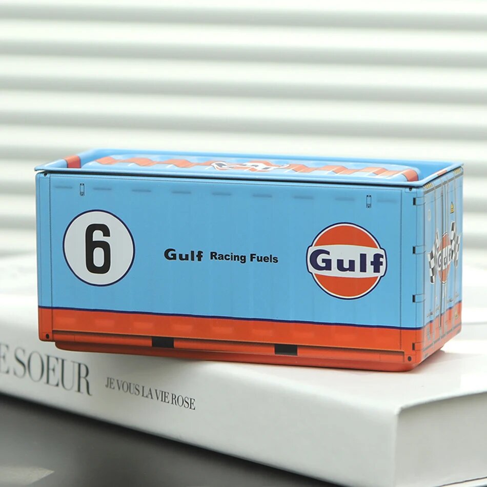 Миниатюрная Железная Коробка Для Хранения, Модель Настольного Контейнера, Креативное Украшение Для Коллекционных Мелких Предм.