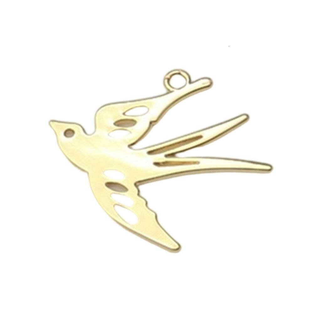 Подвеска «Ласточка» ажурная, Золото