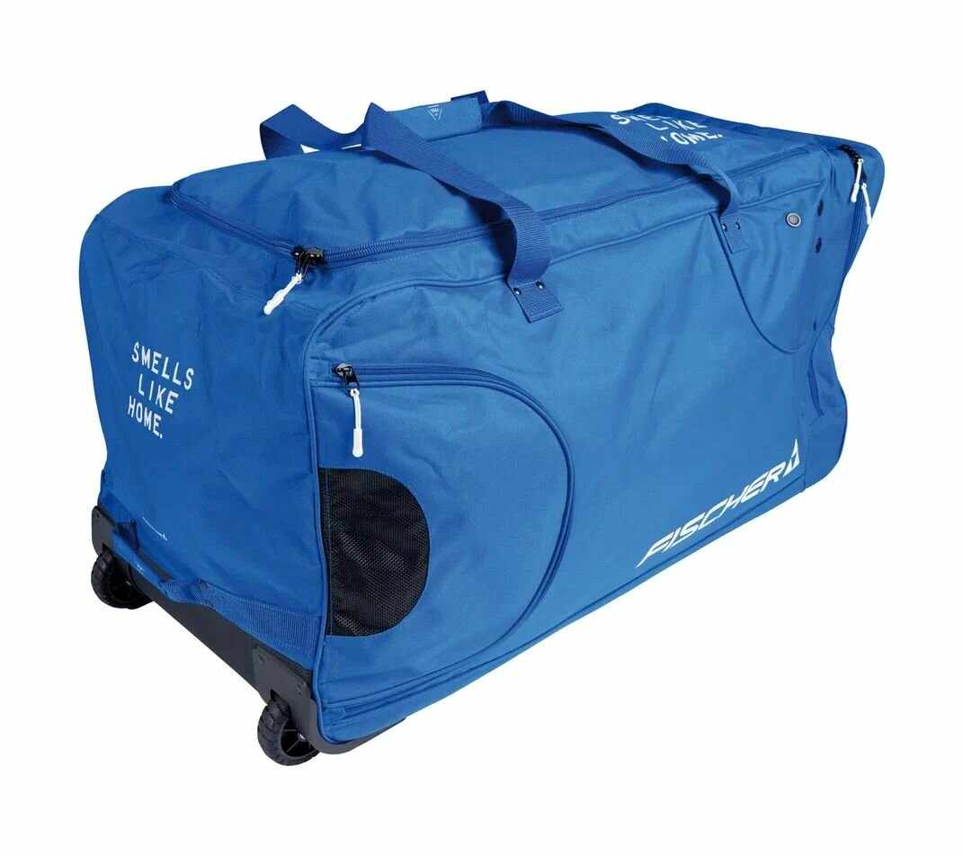 Хоккейный баул на колесах FISCHER PLAYER BAG 2025 30" (YTH) (BLU/WHT)