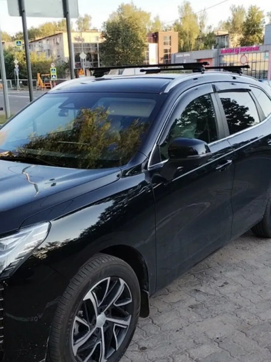 Багажник для Haval Jolion (Интегр. рейлинги) Стальная дуга