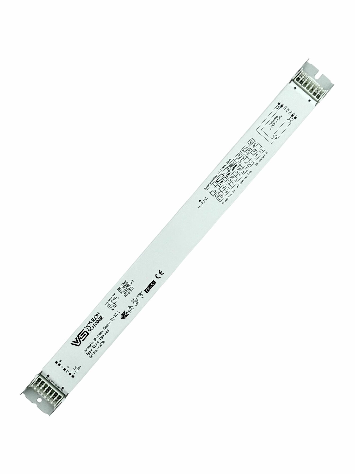 ЭПРА диммируемый Vossoh Schwabe ELXd 139.609 DIM