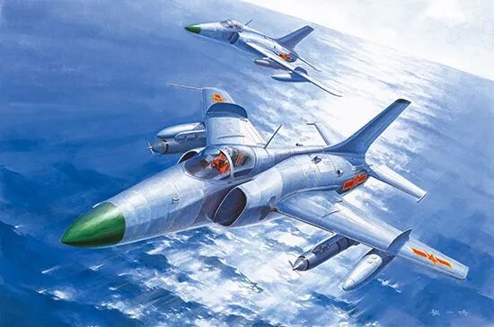 Trumpeter 01684 1/72 Китайский самолет-торпедоносец Qiang-5BСборка моделей самолетов