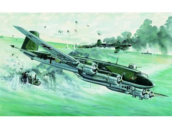 1/48 Немецкий Fw 200C-4 Condor Сборочная модель, сборная модель самолета, авиация