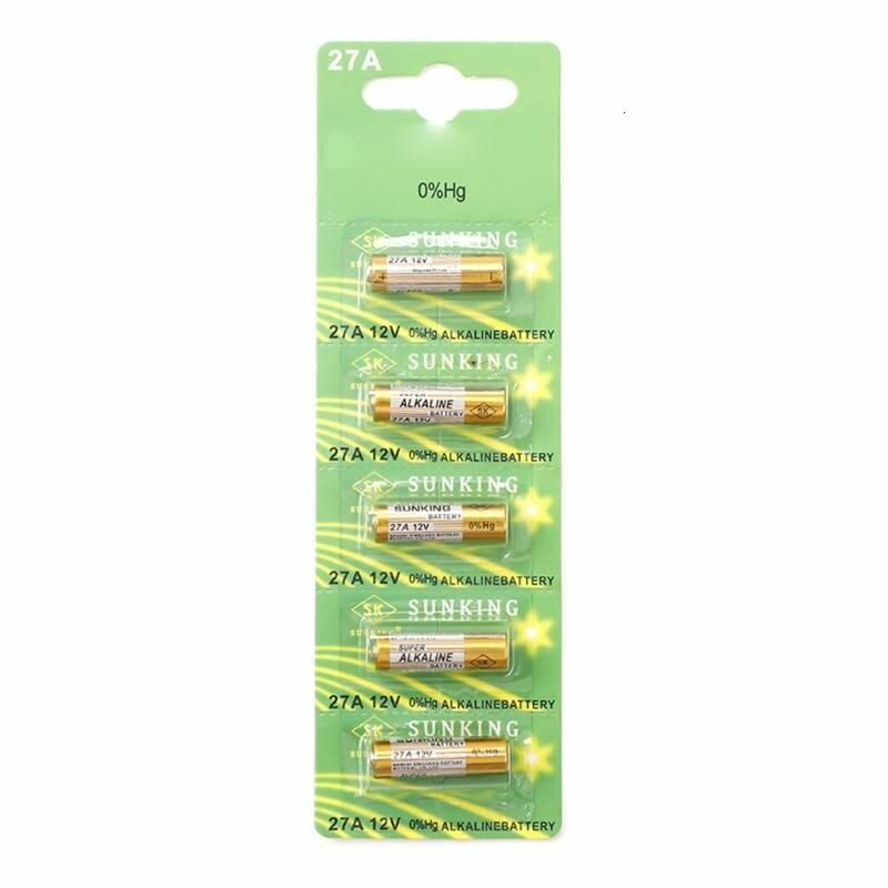 Батарейка 27А 12 В, 5 штук