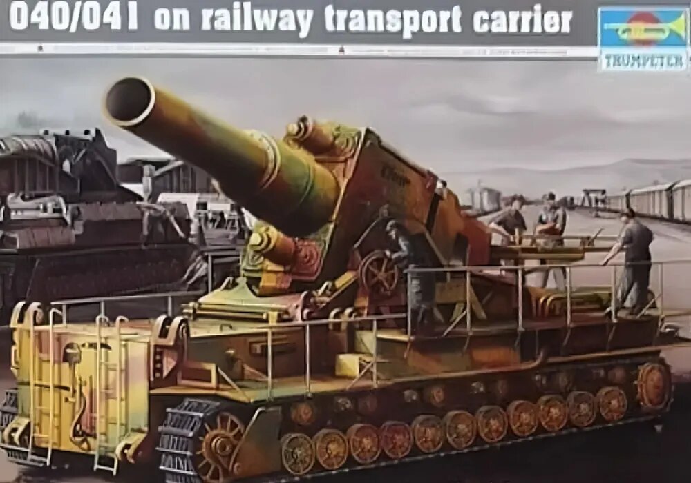 Trumpeter 00209 1/35 Morser Karl-Gerat 040/041 Железнодорожный самоходный миномет