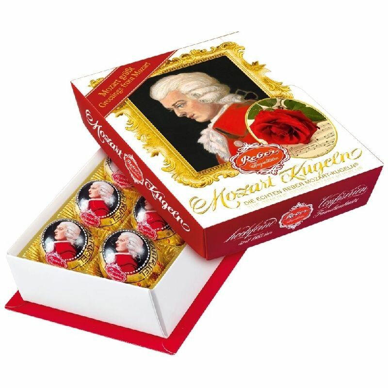 Шоколадные конфеты REBER 355 подарочная упаковка с горьким шоколадом 120г