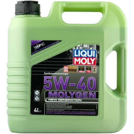 Моторное масло Liqui Moly Molygen New Generation 5W-40 НС-синтетическое 4 л