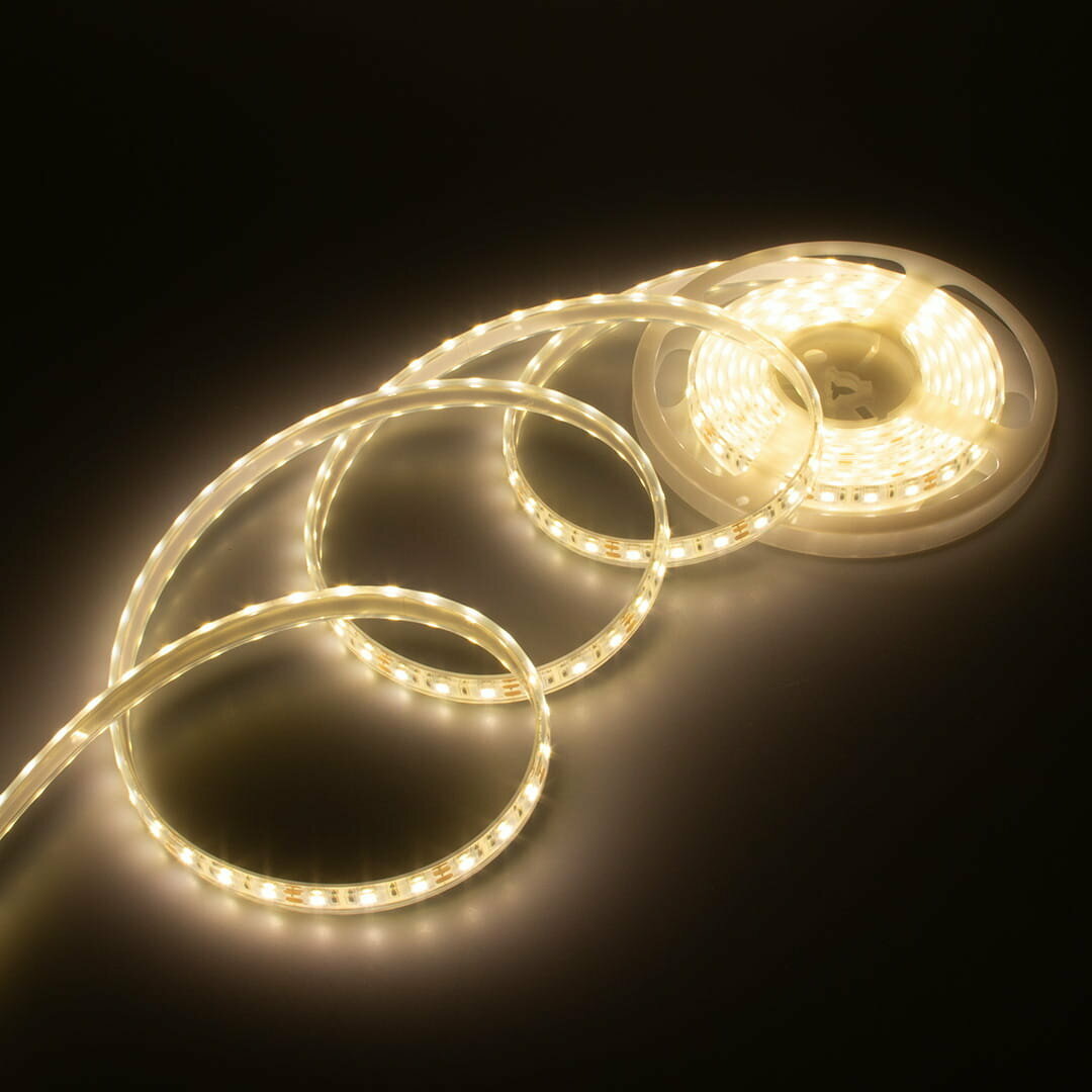 Светодиодная лента Standart PRO class, 5050, 60led/m, Warm White, 12V, IP68