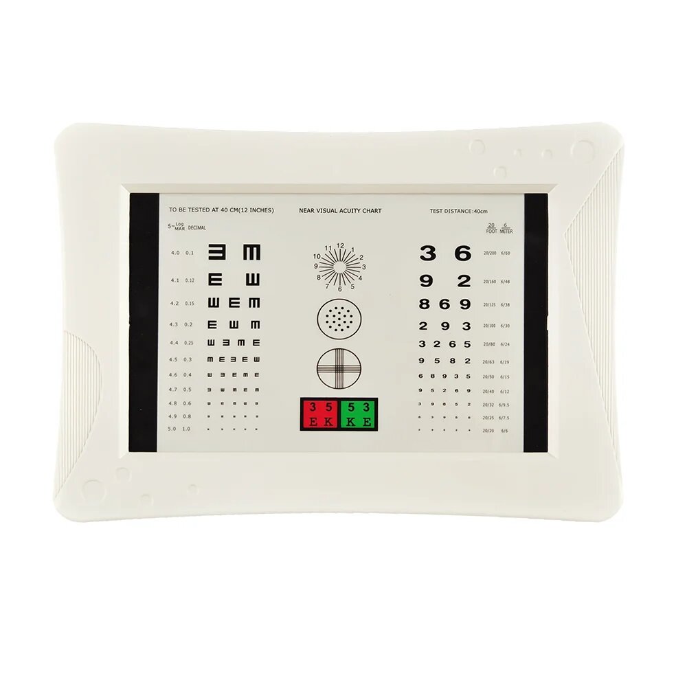 Офтальмологическое оборудование Таблица ближнего зрения со светодиодной подсветкой таблица проверки глаз дальнего зрения NV-23C