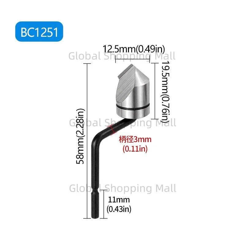 Инструмент для снятия фаски BC8301 / BC1651 из стали