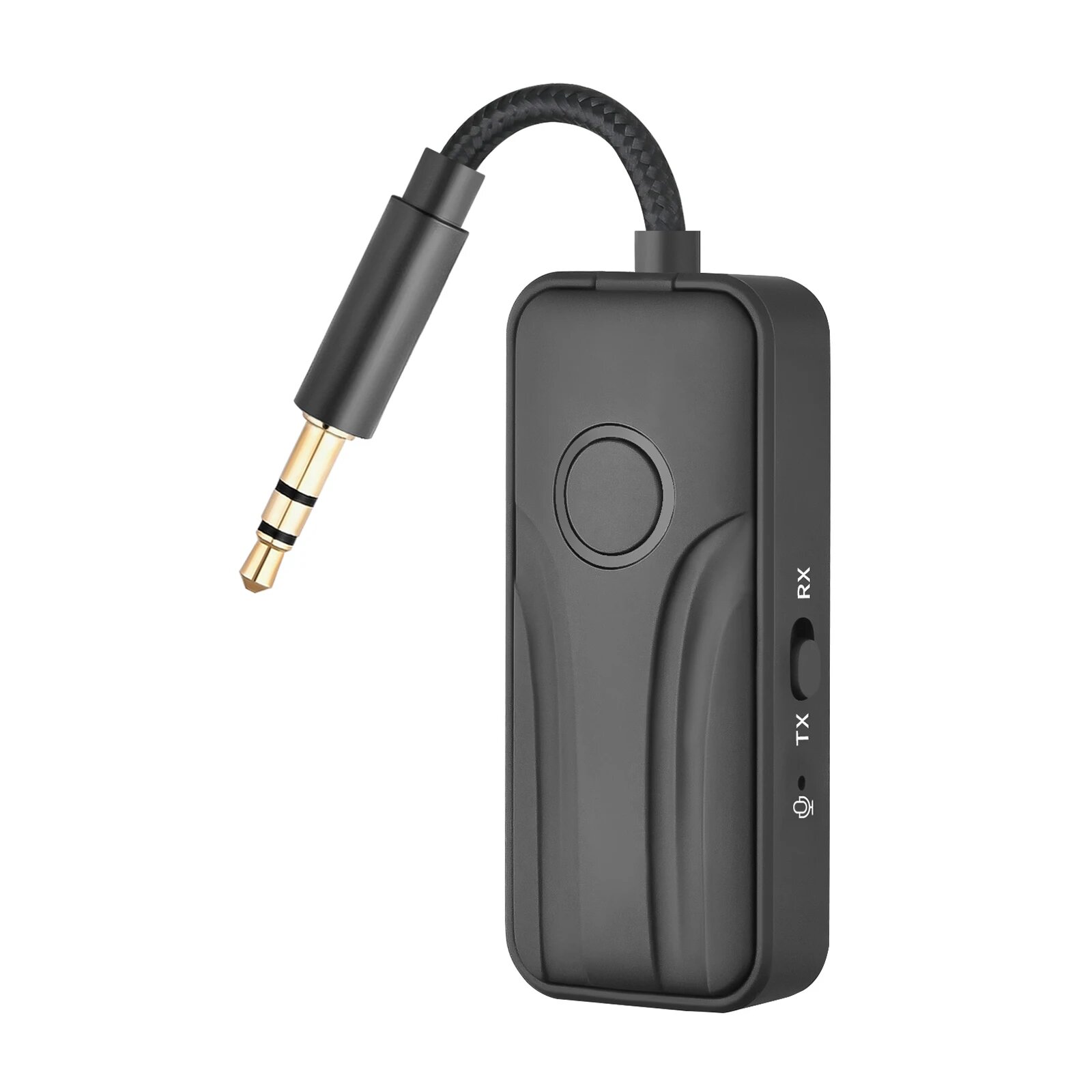 Автомобильный музыкальный аудиоадаптер 2-в-1, разъем AUX 3,5 мм, конвертер BT V6.0, беспроводной Bluetooth-приемник-передатчик для динамиков/наушников