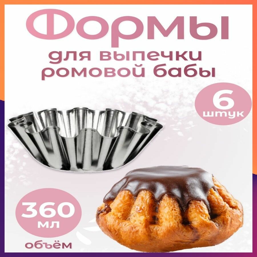 Беларусь Форма для выпечки, Круглая, 12 см, 6 шт