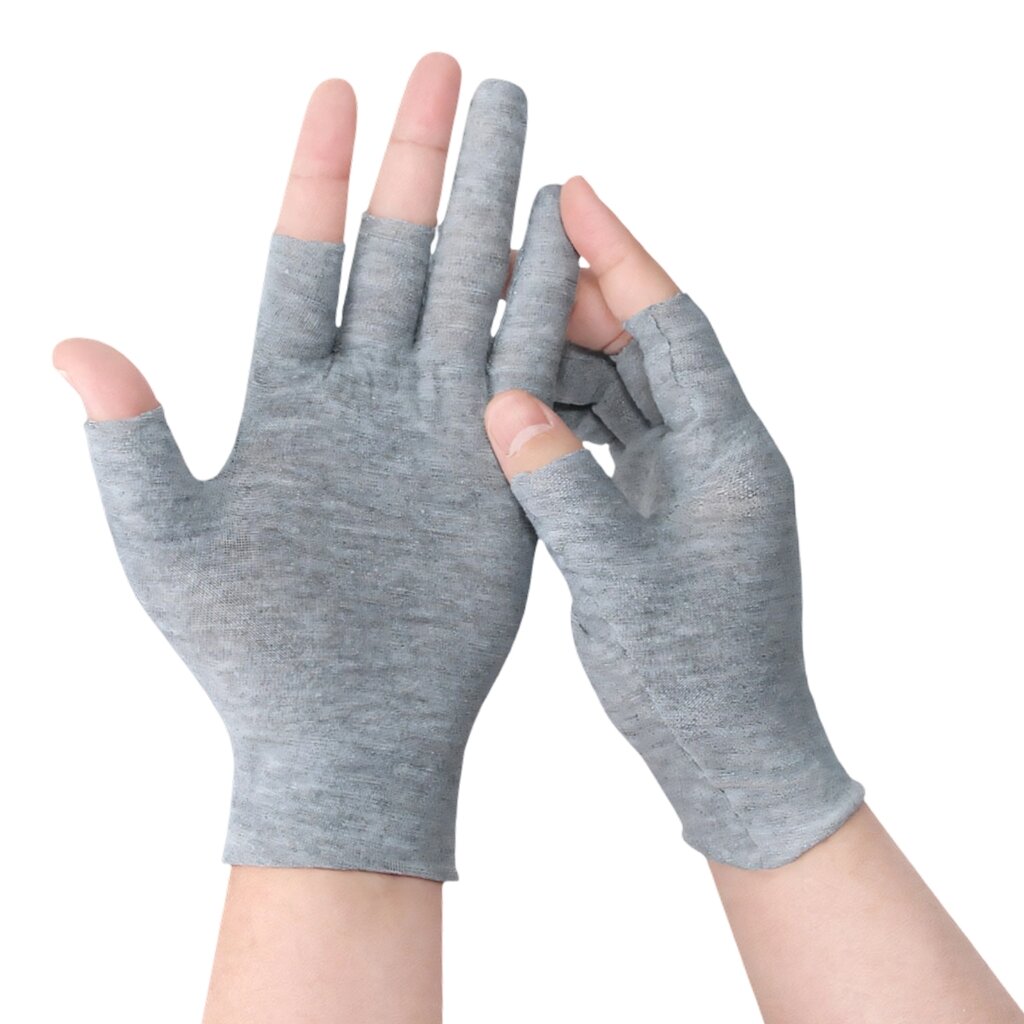 Перчатки из мягкого хлопка с тремя пальцами, удобные защитные для садовых механиков, выполняющих точные задачи, работы и активного отдыха