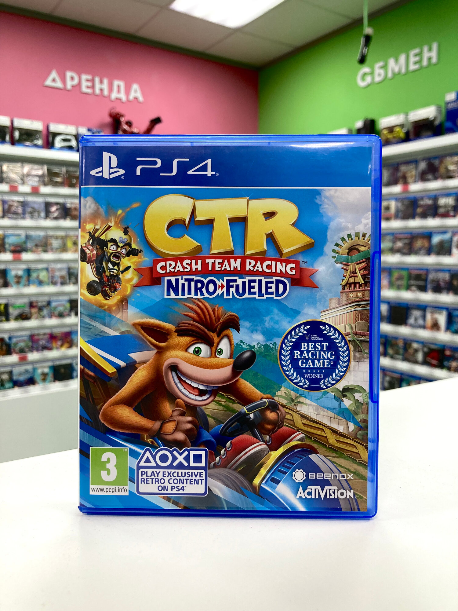 PS4 Crash Team Racing Nitro Fueled б/у