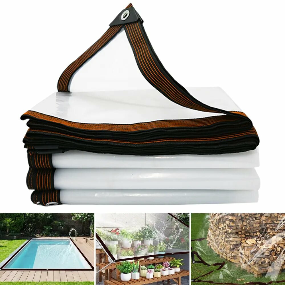 Армированная пленка PET-G пластик, 3x5 м, для гидроизоляции, 1 шт