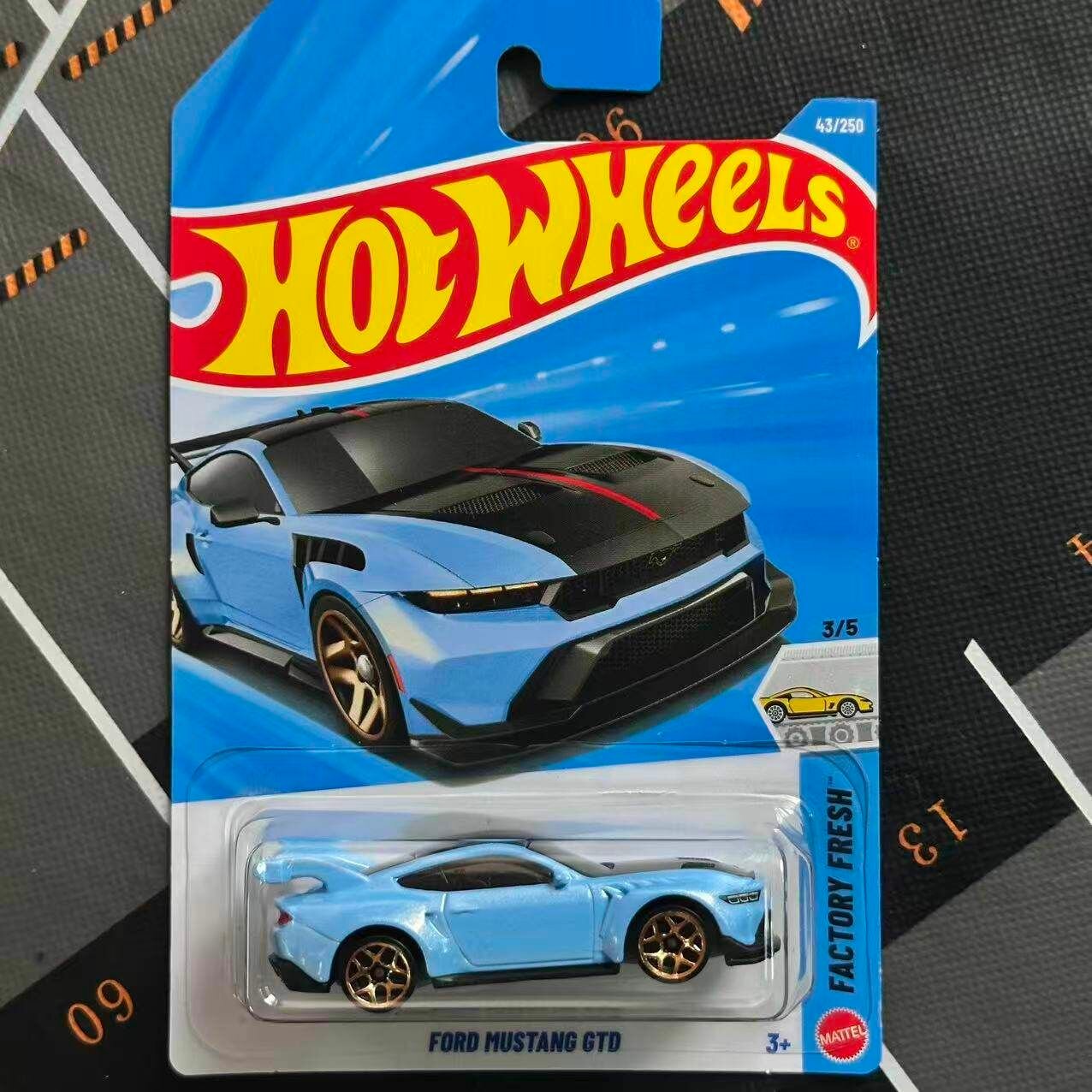 Hot Wheels 2026E серия, литой автомобиль 1:64 модель машинки(FORD MUSTANG GTD)