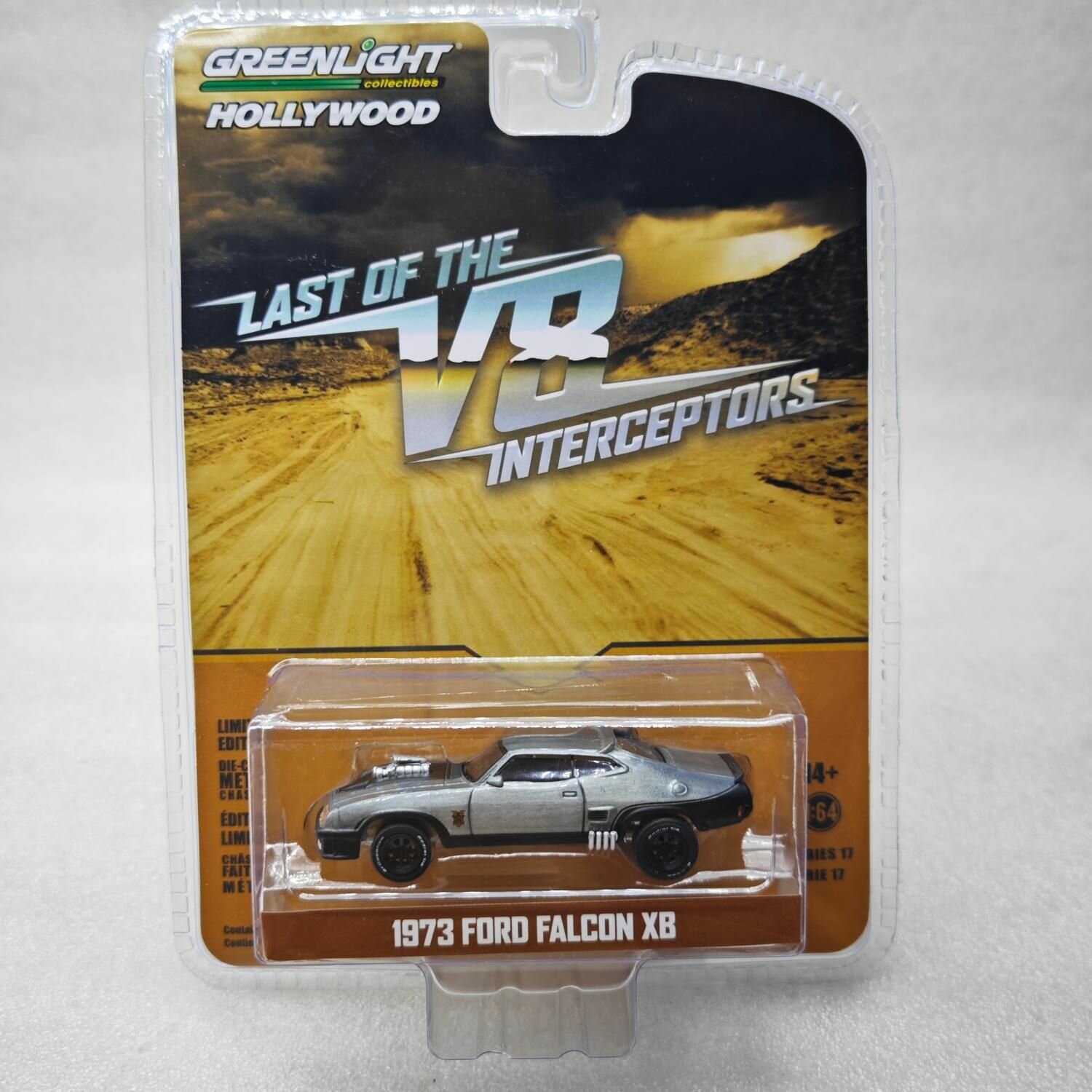 Green Light 1:64 Последний V8 Interceptor (1979) - 1973 Ford Falcon XB Прозрачное покрытие