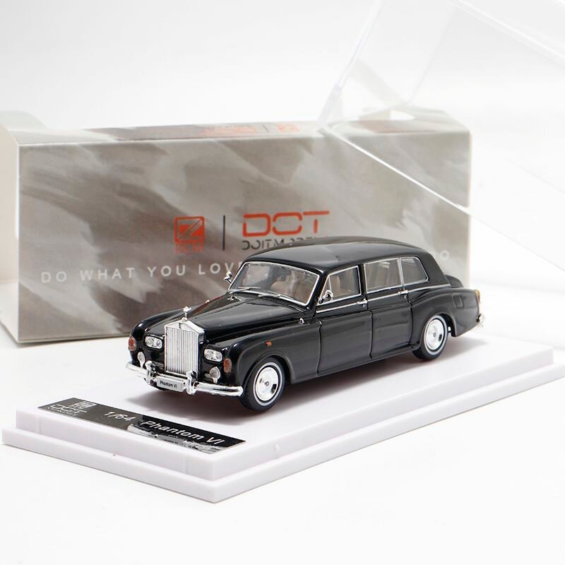 Роллс-Ройс Фантом VI Винтажный Классический DOT Масштаб 1:64 Модель автомобиля из литого металла