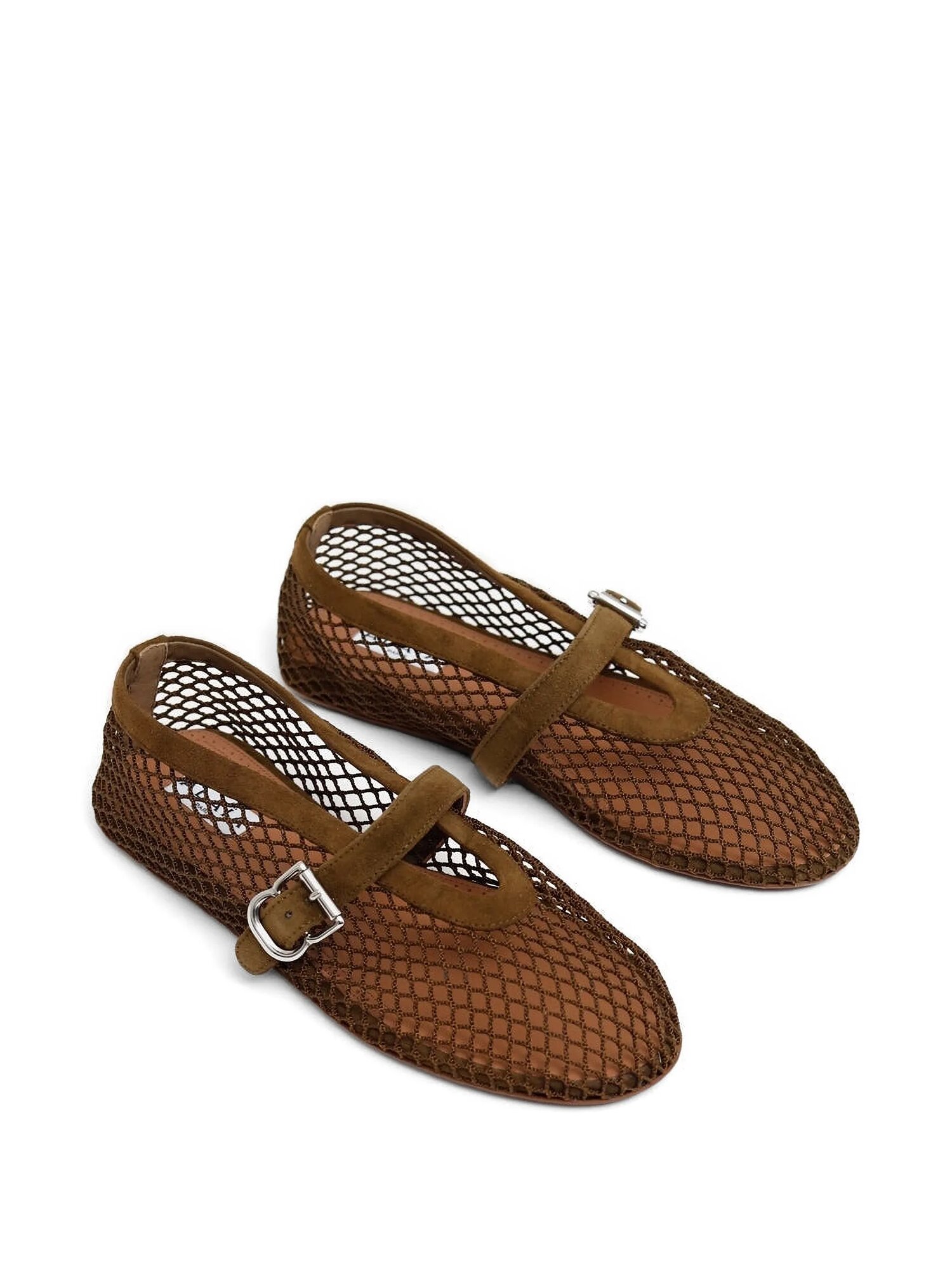 Балетки Alaia Buckle ballet flats, размер 40, коричневый — фото 1