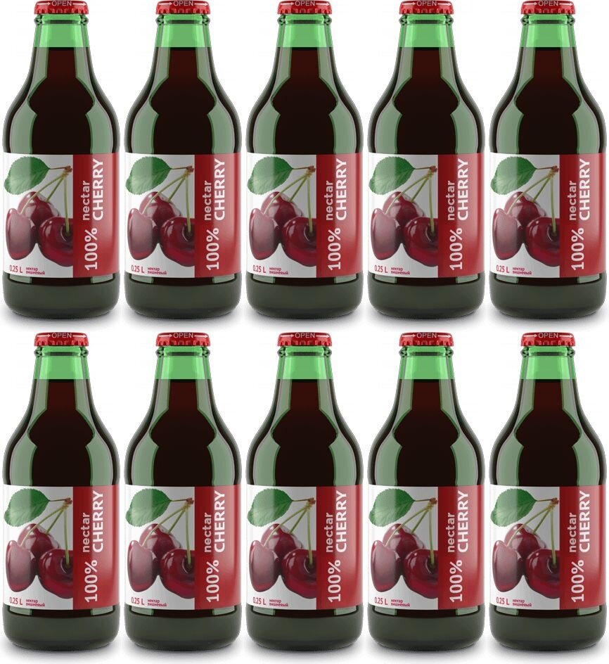 Баринофф 0,25л.*10шт. Вишневый (100%) Barinoff Сок Производство - Россия