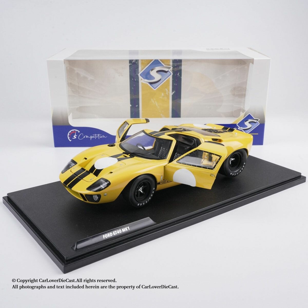 Машинка Solido 1:18 Форд GT40 MK.1 1968 Модель легкосплавного автомобиля