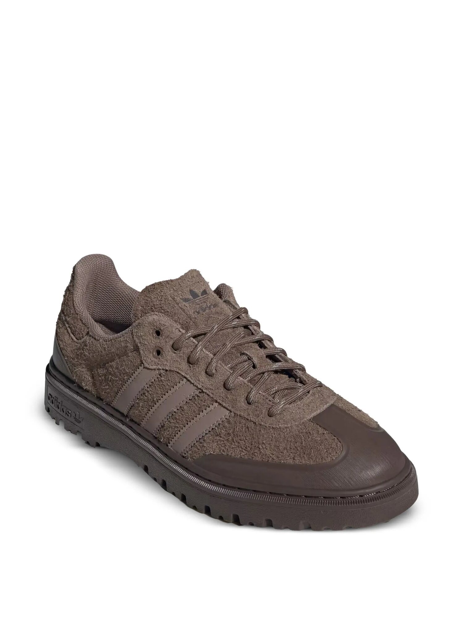 Кроссовки adidas Samba Winterised, размер 7.5 US, коричневый/серый/оранжевый — фото 1