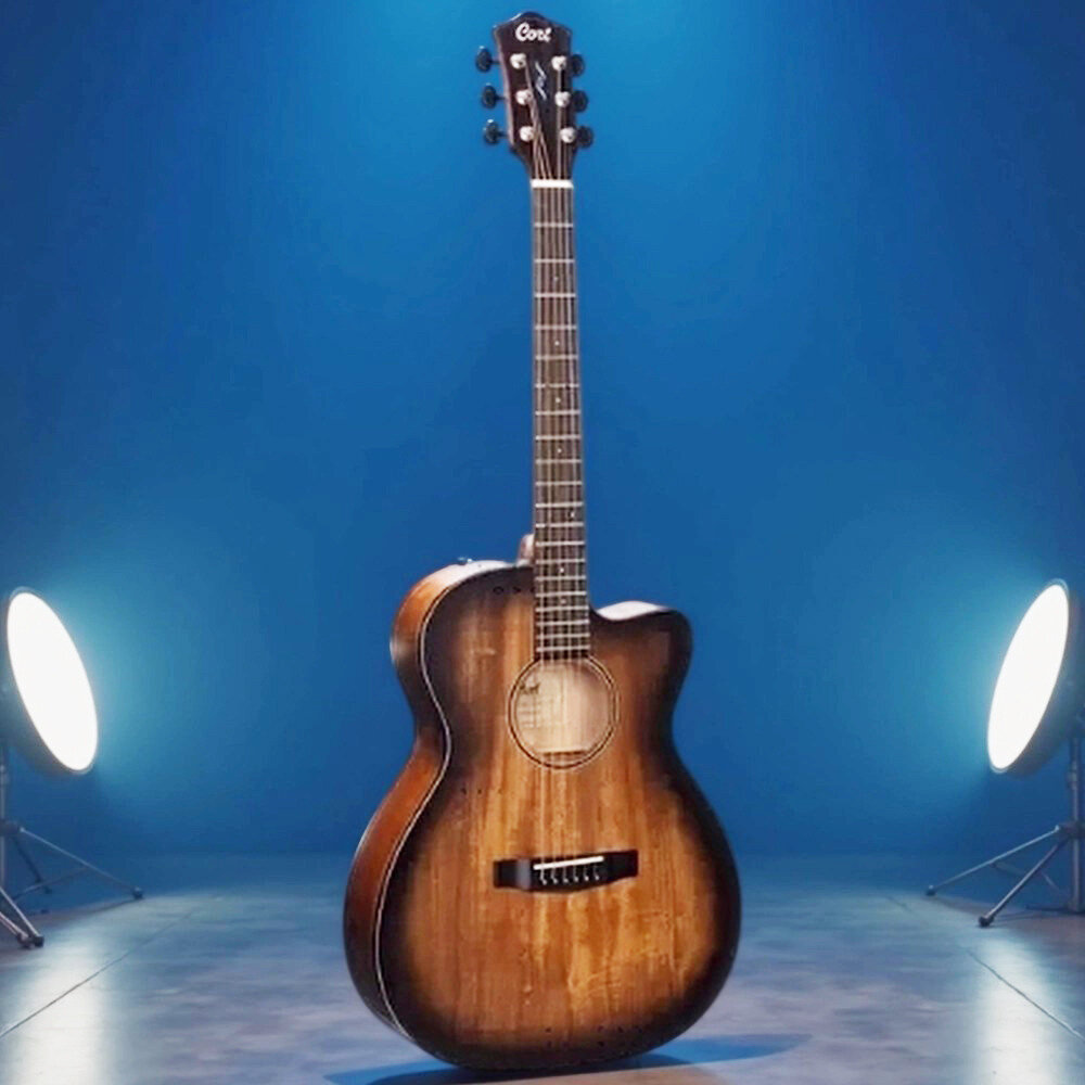 Электроакустическая гитара Cort Core-OC-AMH-WCASE-OPBB
