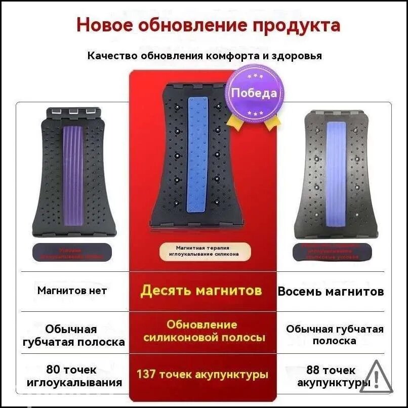 Тренажер для спины oH2V8yA4 для растяжки спины, максимальная нагрузка 150 кг — фото 1
