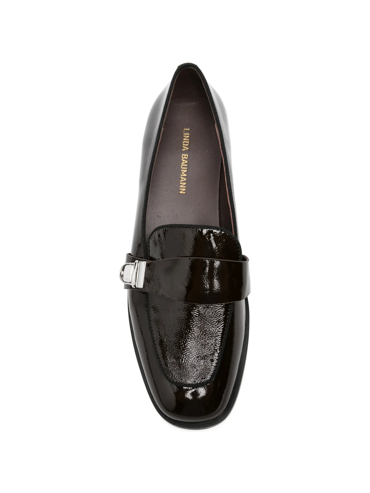 Лоферы LINDA BAUMANN Buckle-strap loafers, размер 40, коричневый — фото 1