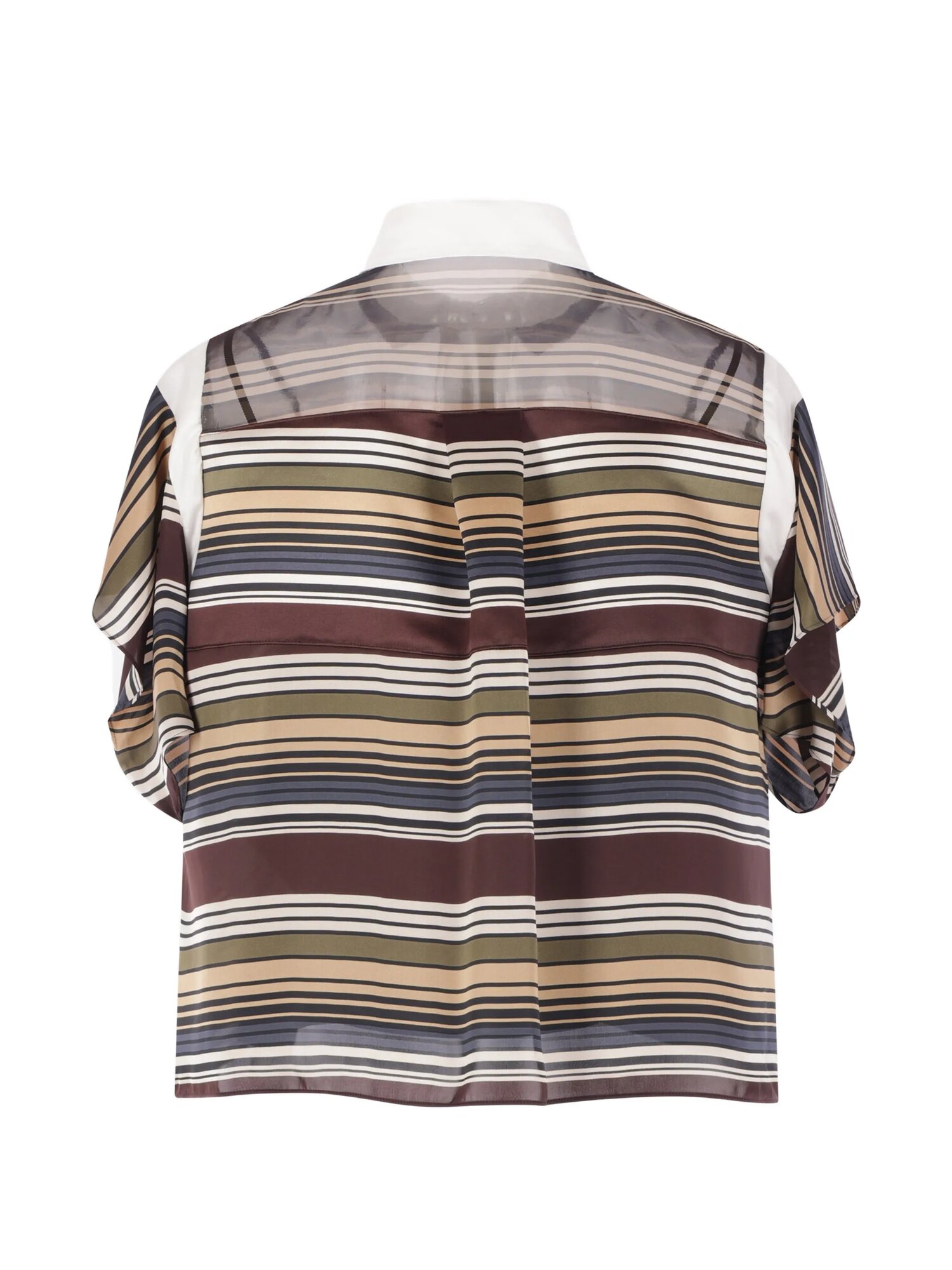 Рубашка Sacai, размер 42, brown — фото 1