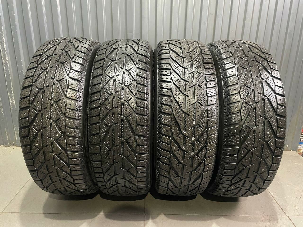 Комплект (4 шт) зимних БУ шин шипованные TIGAR Ice 225/65 R17 25.0% износ PT0006549 TSB038994