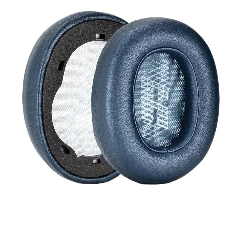 Кожаные амбушюры MOUDUNG для JBL Live 650BTNC Live 660NC E65BTNC Duet NC Blue Protein Leather