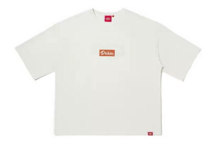 Футболка унисекс Dickies 8785036 с круглым воротом прямого кроя, кремовая XXL EU