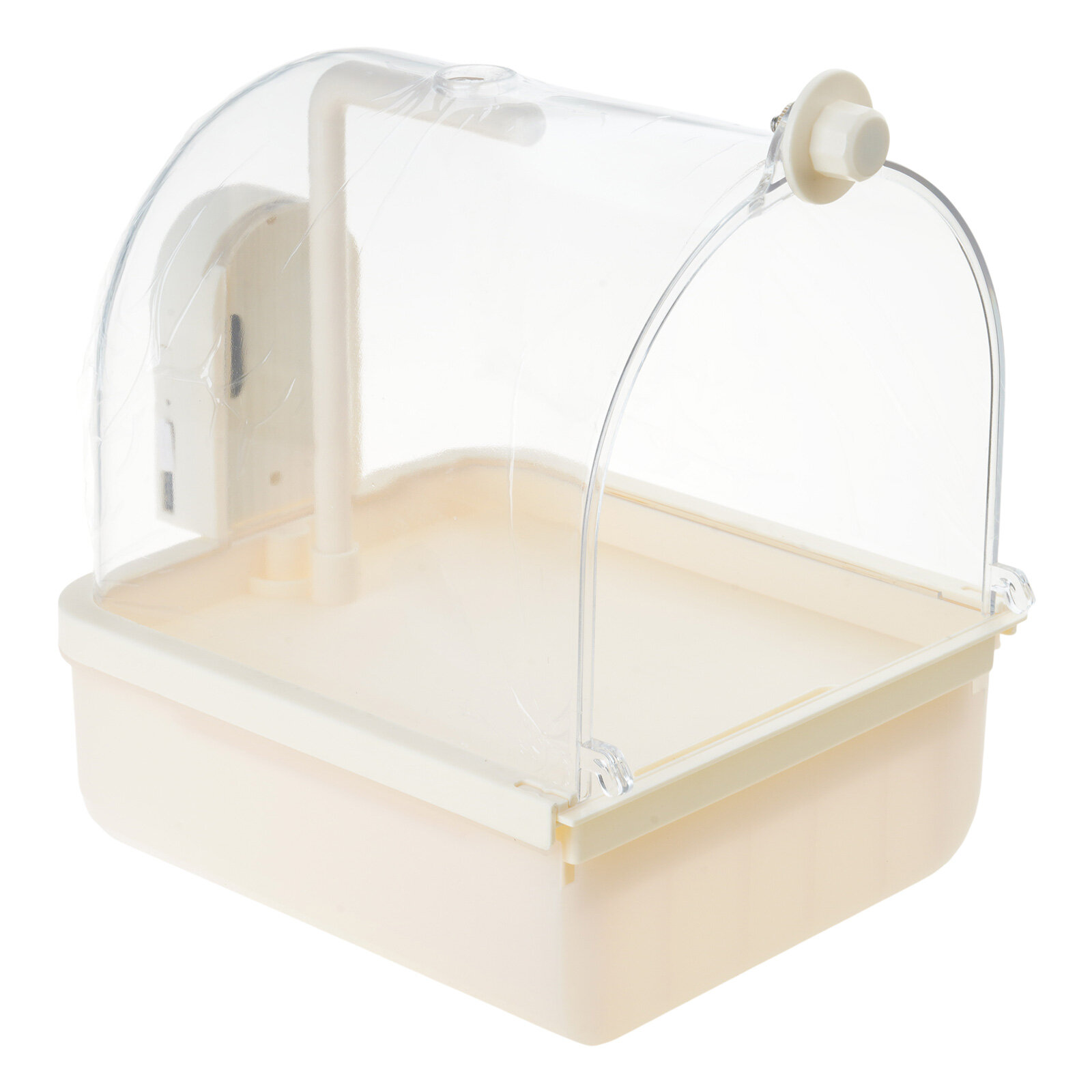 Автоматический фонтан для купания попугаев с регулируемым потоком