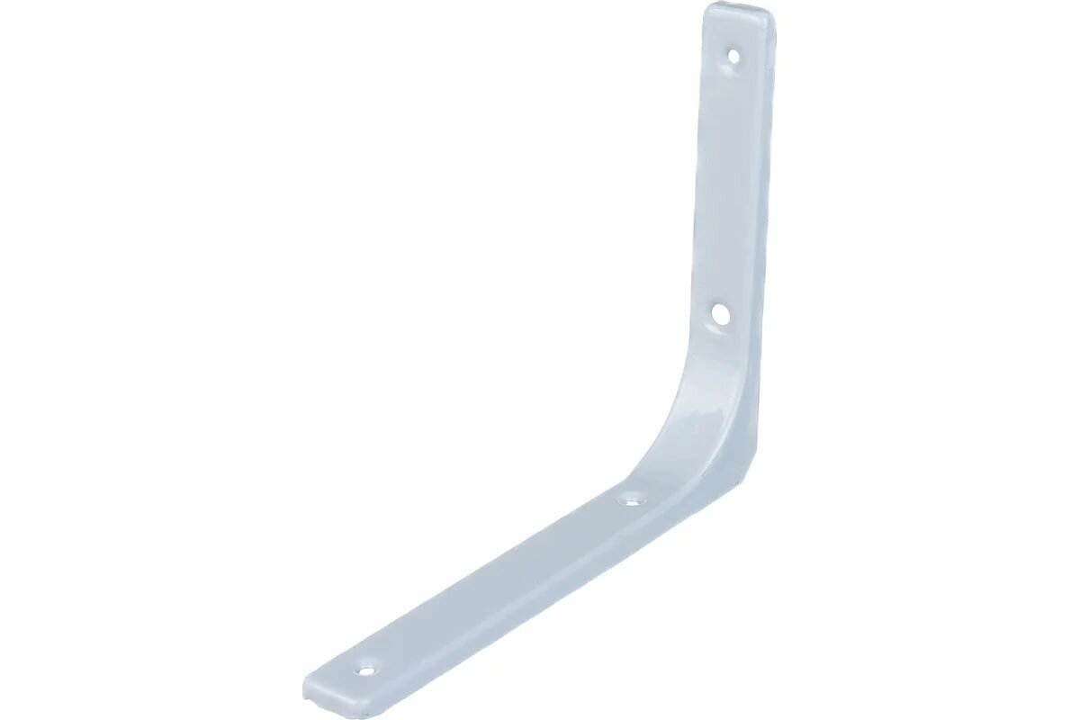 Уголок кронштейн STAYER стальной, размер 200x250x1.2 мм, белый