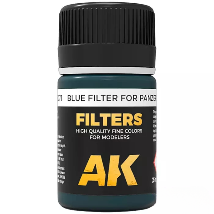 Аксессуар для Warhammer AK Interactive AK Filters: Blue Filter for Panzer Grey AK071